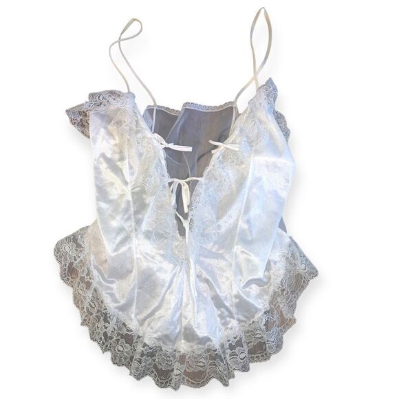 Vintage | Intimates & Sleepwear | Vintage 5s 60s Lace Ruffledteddy ...